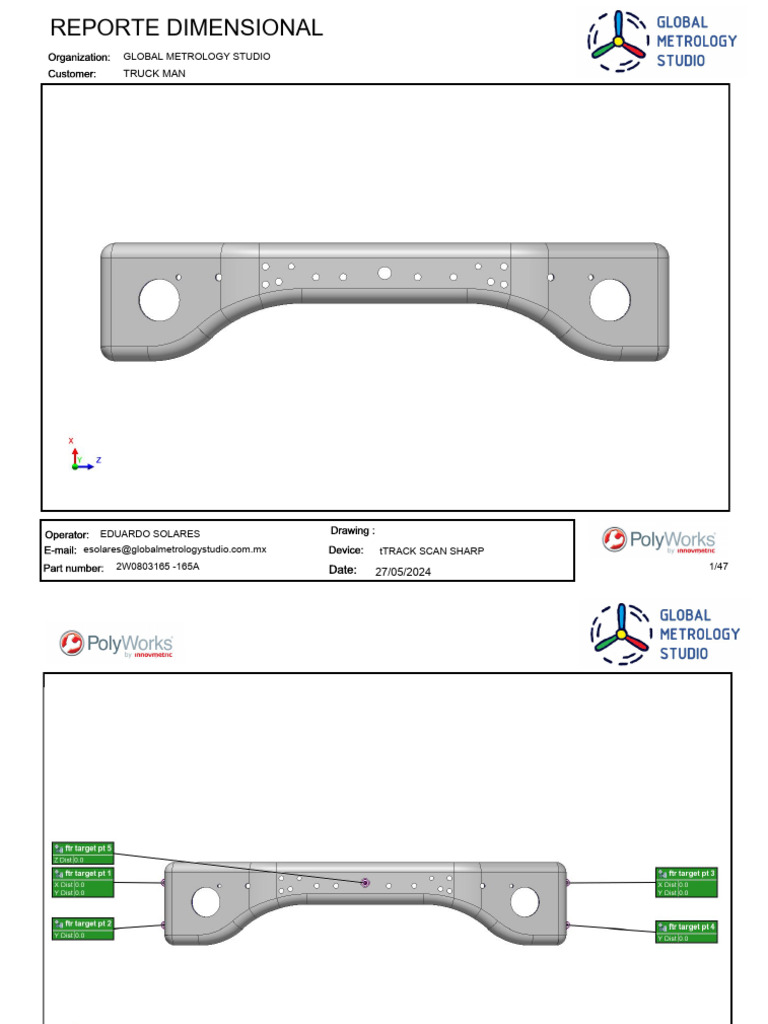 Reporte Dimensional Desenho Boleado 2w0803165 - 165a 01 (Cad ...