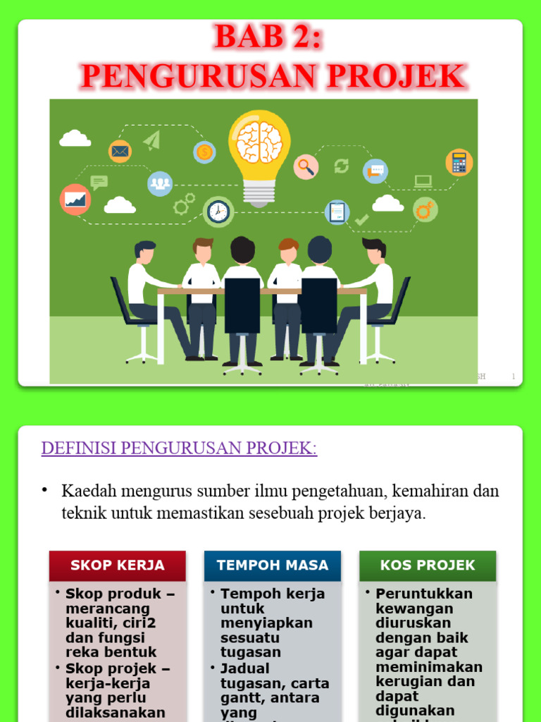 RBT1 BAB 2 Pengurusan Projek | PDF