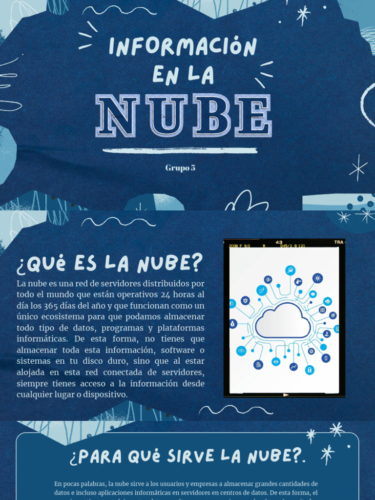 informacion en la nube | PDF | Computación en la nube | Servidor (Computación)