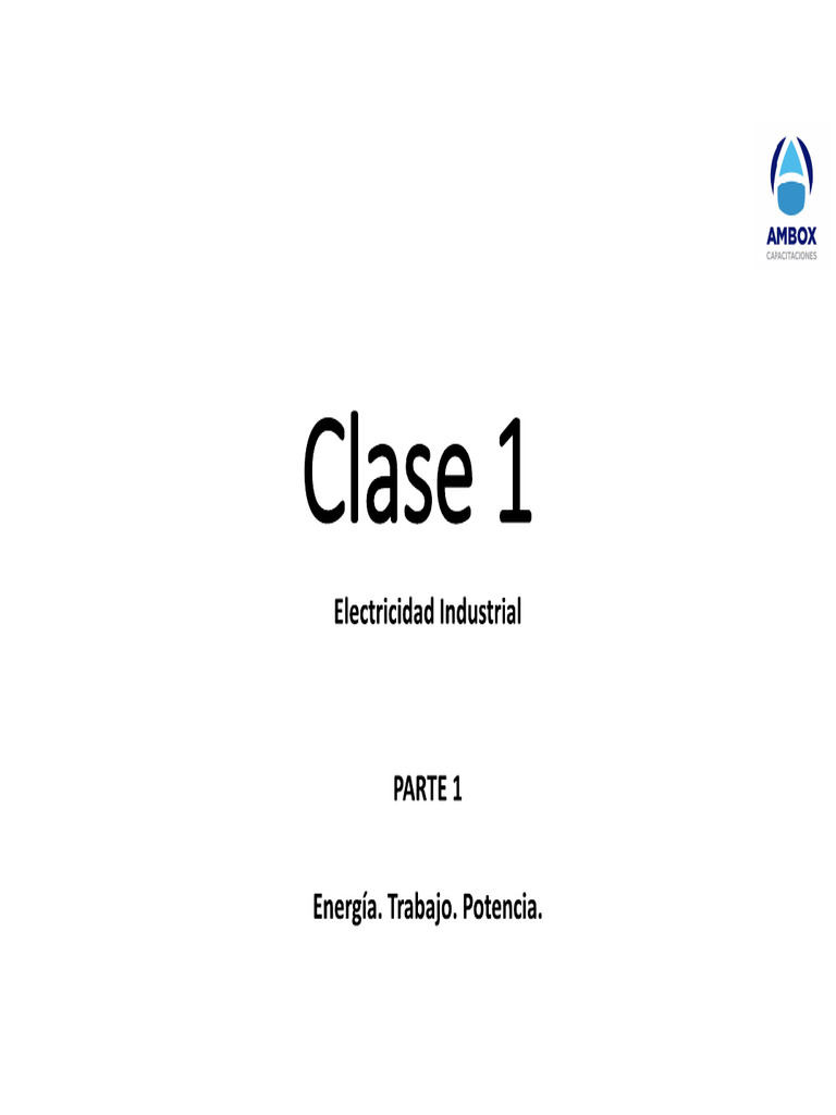 Electricidad Industrial 1 | PDF
