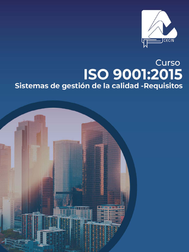 Cuadernillo ISO 9001 2015 - Sistemas de gestión de la calidad | Descargar gratis PDF | Análisis ...