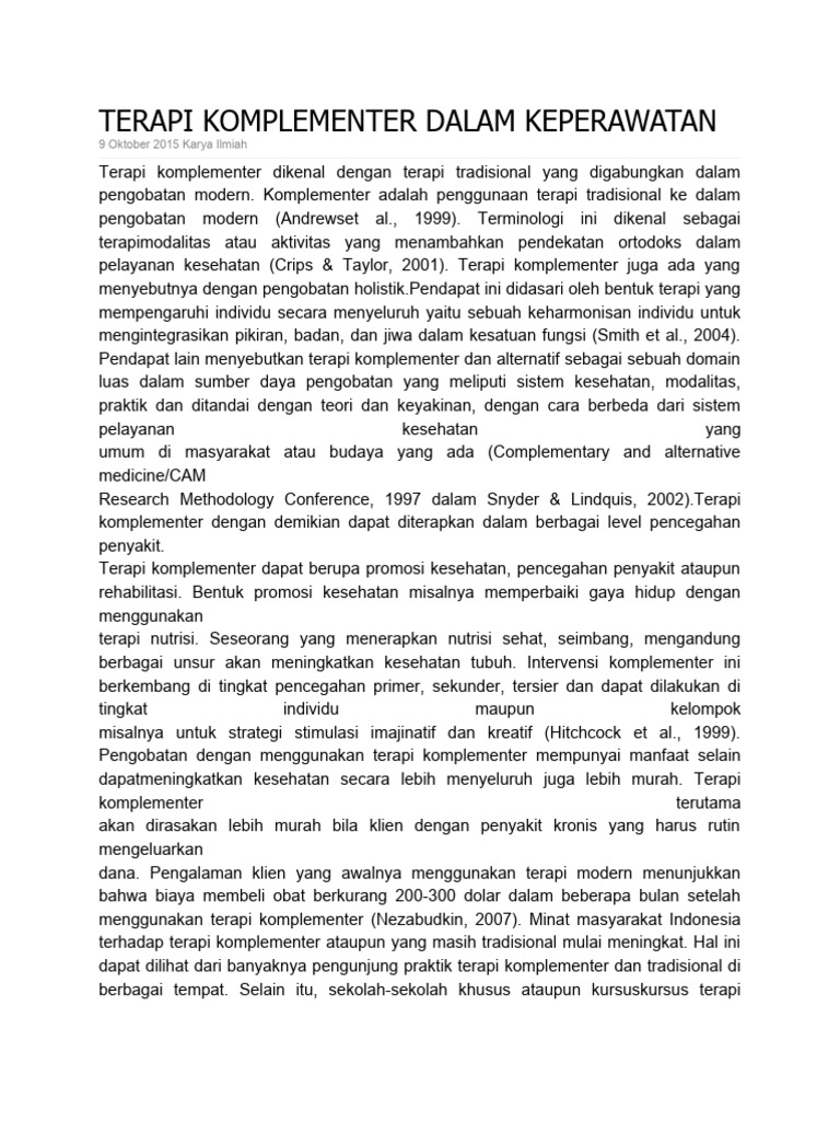 Terapi | PDF