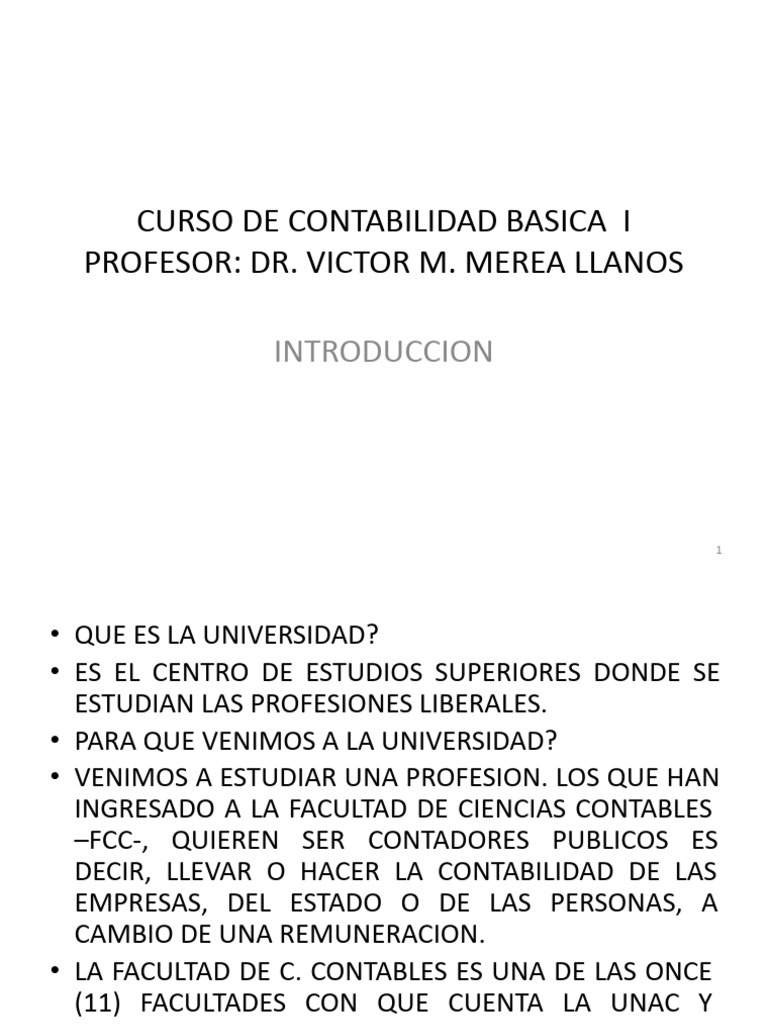 Contabilidad Basica I-Introduccio | PDF | Contabilidad | Conocimiento