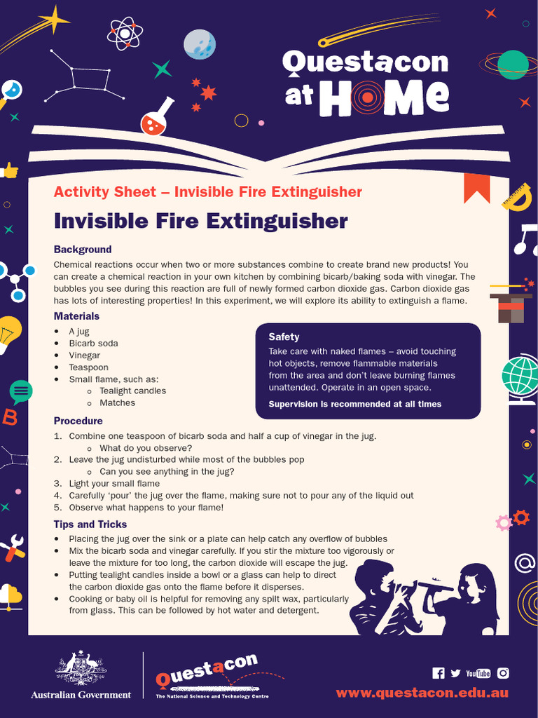 (QLAB) Questacon at Home - Invisible Fire Extinguisher-7-9 | PDF ...