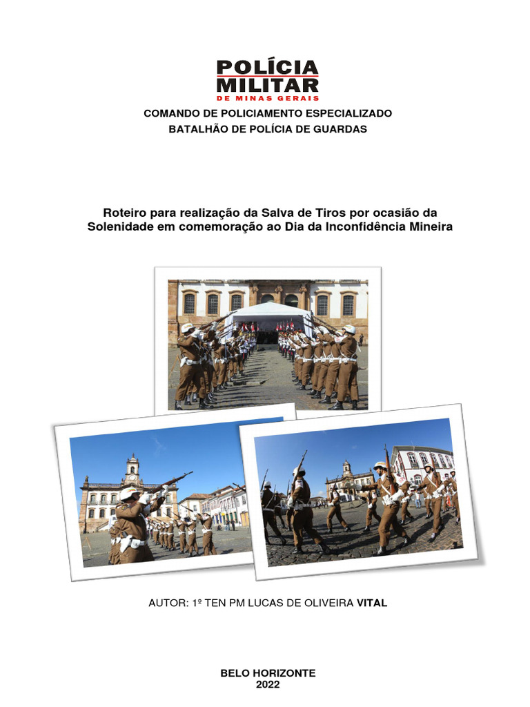 Roteiro para Salva de Tiros-1 | Download grátis PDF | Rifle | Armas de fogo