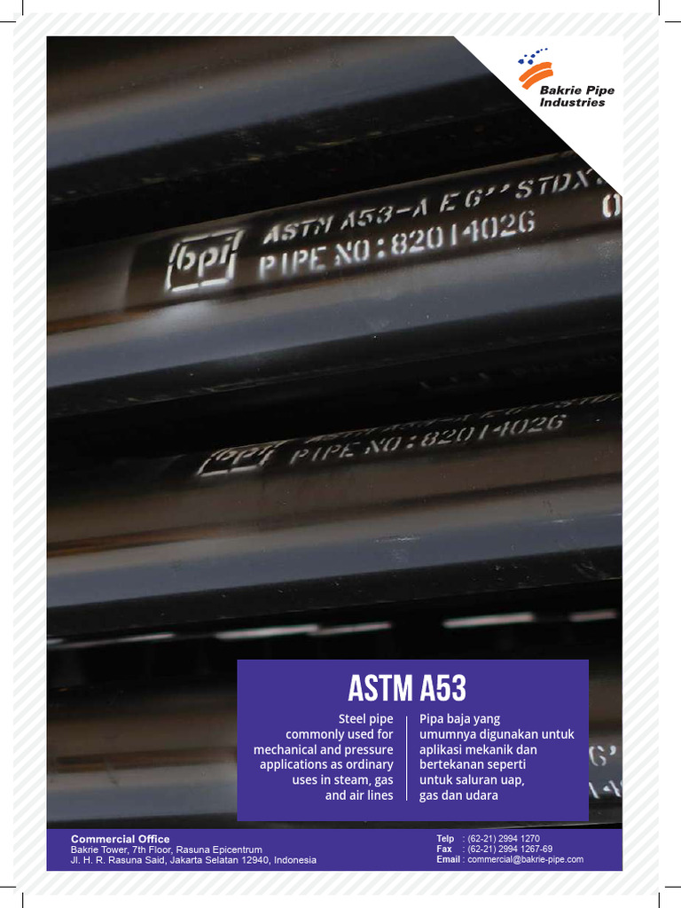 ASTM A53-06-Mar-2024 | PDF | Pipe (Fluid Conveyance) | Building Engineering