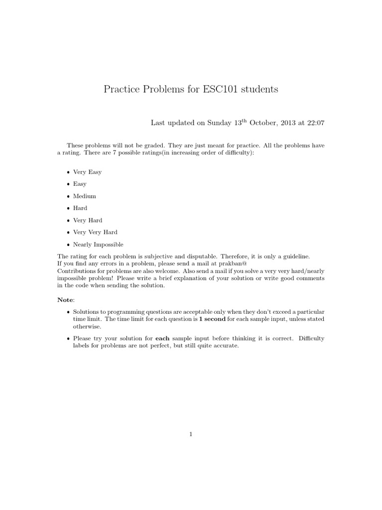 Bonus Problems | Download Free PDF | Algorithms | Computer Science