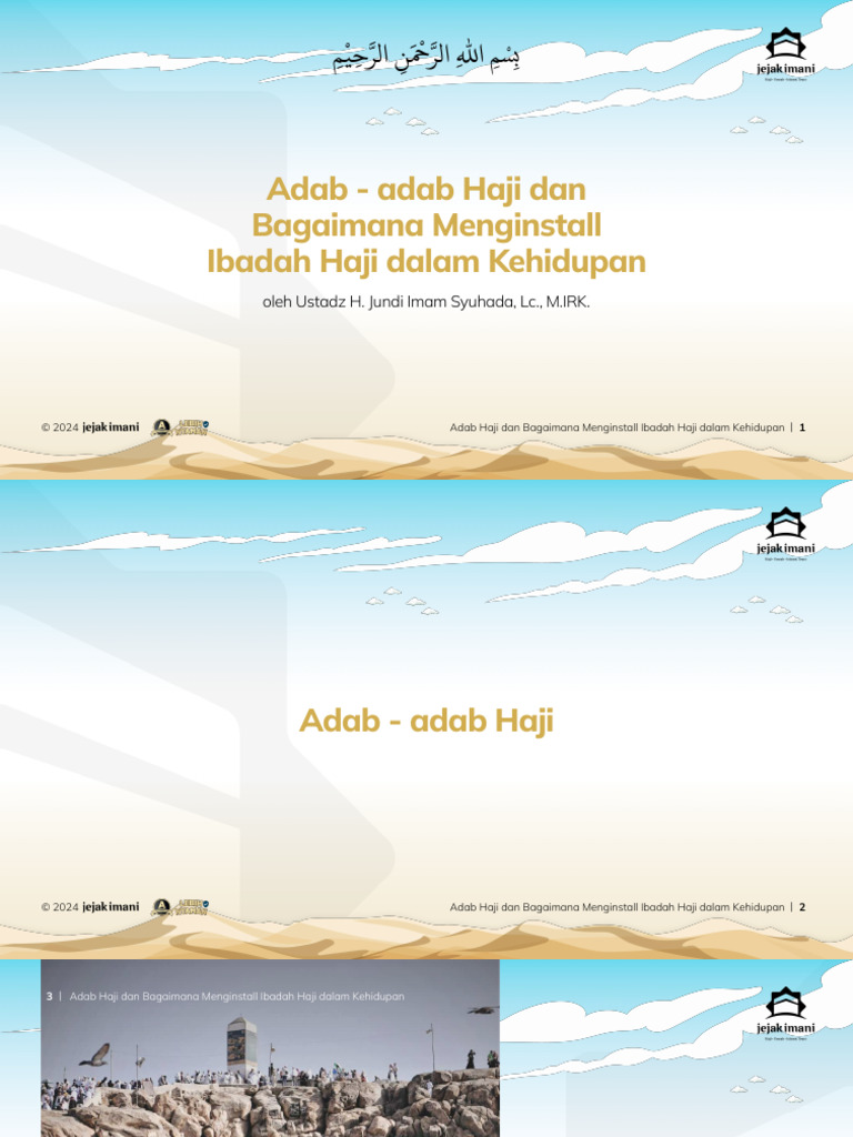 Adab Adab Haji | PDF