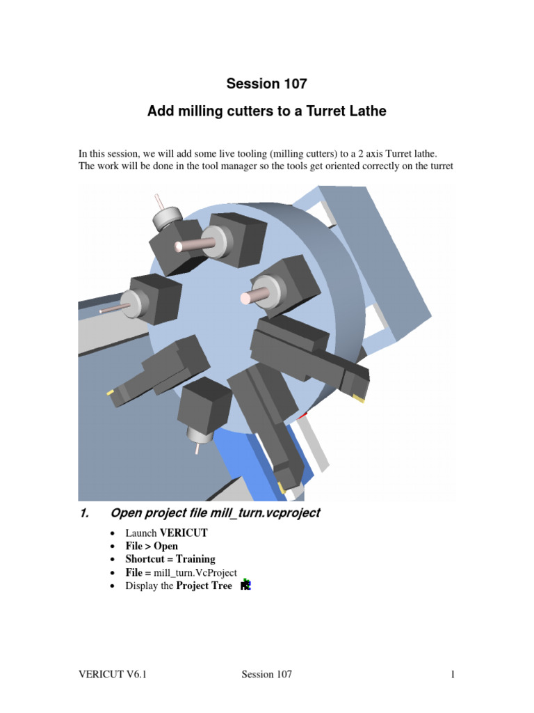 Add Milling Cutters to Turret Lathe | PDF | Computing | Software