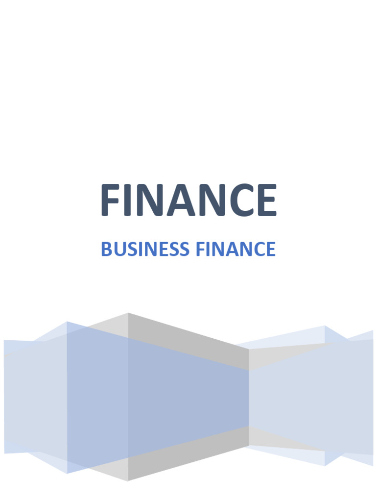 Grade 12 Business Finance Module | PDF | Debits And Credits ...