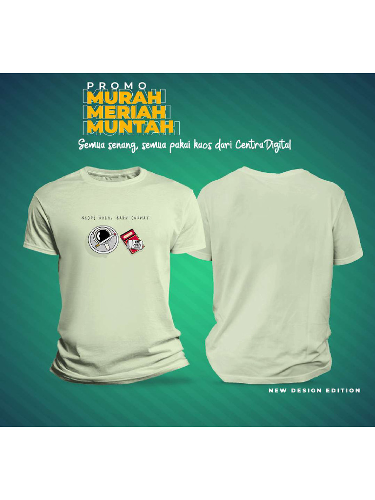 Mockup Desain Promosi Kaos 2 | PDF