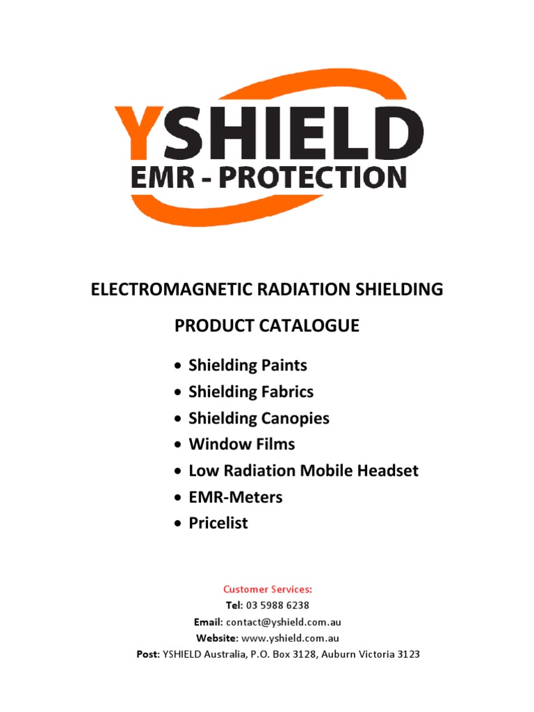 YSHIELD Aust Product Catalogue | PDF | Paint | Electromagnetic Interference