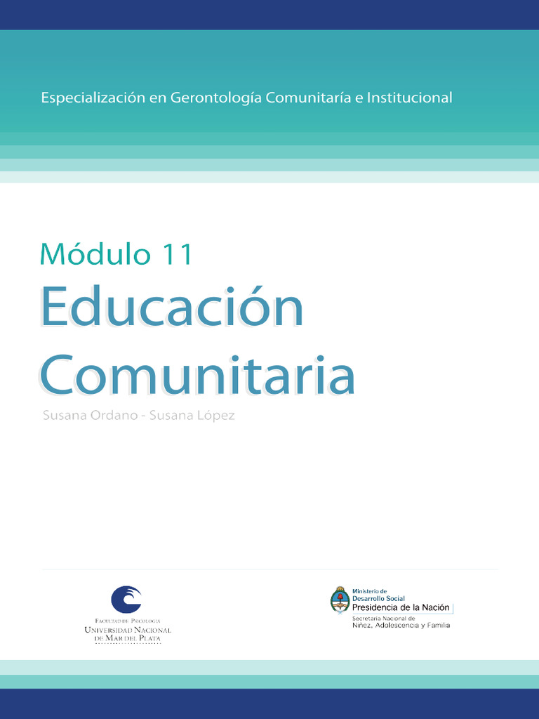 Gerontolog A Comunitaria Modulo 112 | PDF | Jürgen Habermas | Escuela de Frankfurt