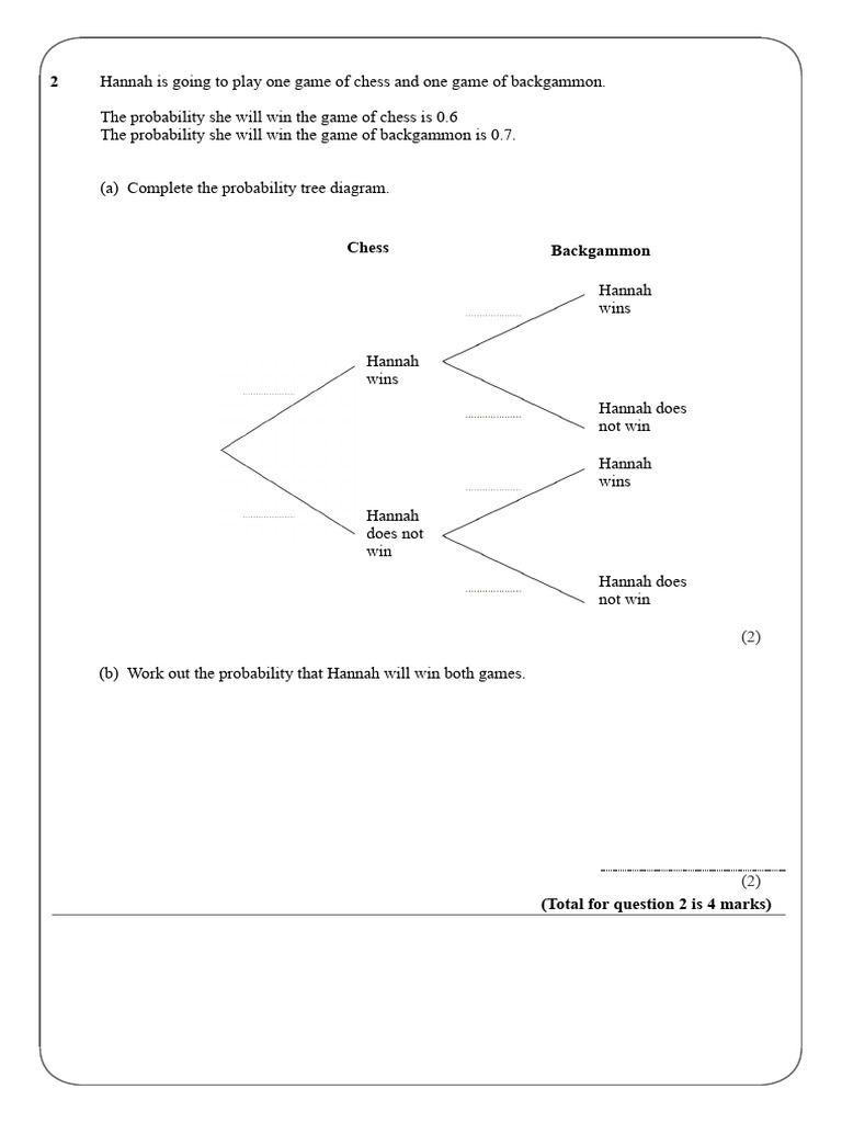 Probability Revision | PDF | Blue | Sports