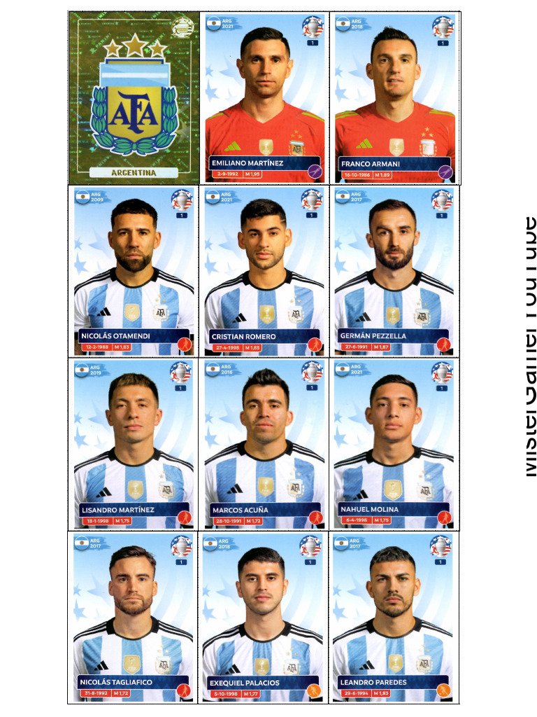 Figuritas COPA AMERICA 2024 Completo Con Extras | PDF