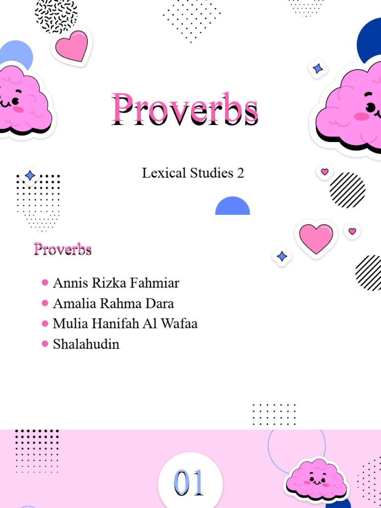 Group 3 - Proverbs | PDF | Proverb