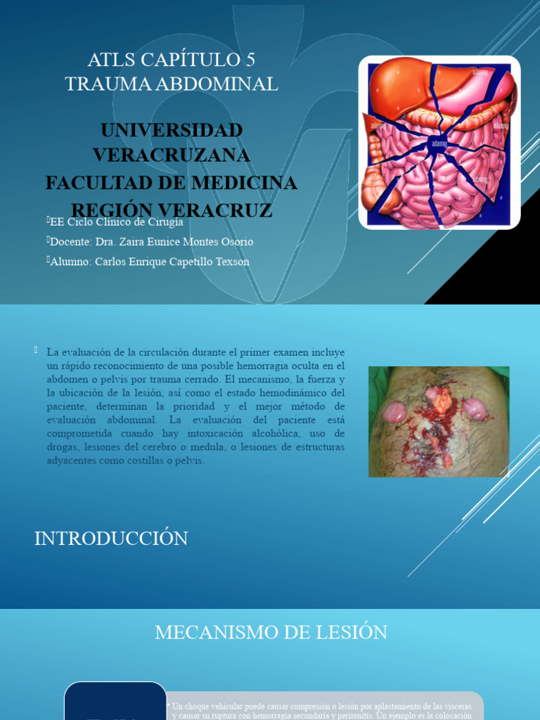 Cap. 5 ATLS | PDF | Abdomen | Medicina CLINICA