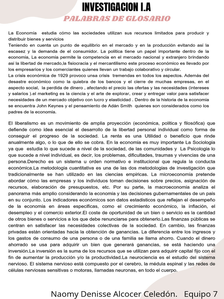 Investigacion I.A - 20240618 - 192333 - 0000 | PDF | Mercado (economía) | Ciencias económicas