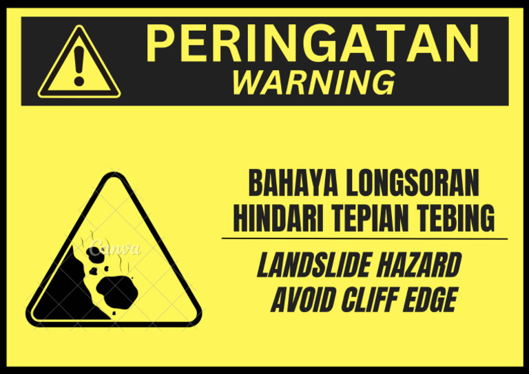Landscape Safety Sign (A3) | PDF