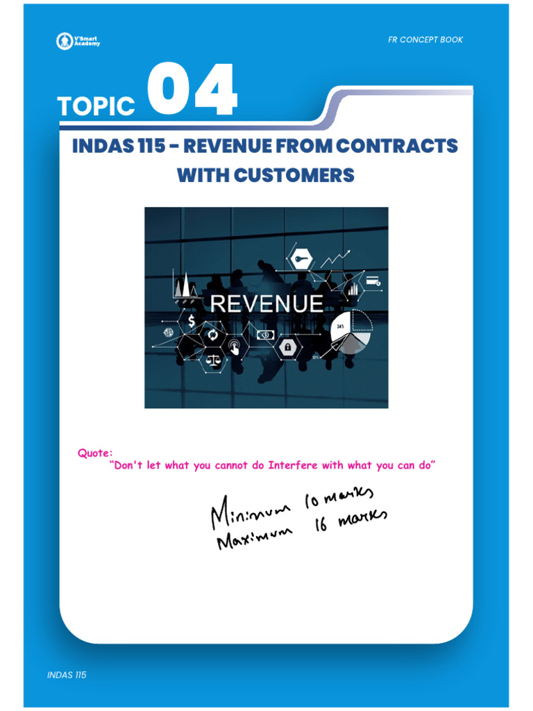 FR Concept Book - Indas 115 | PDF | Retail | Prices