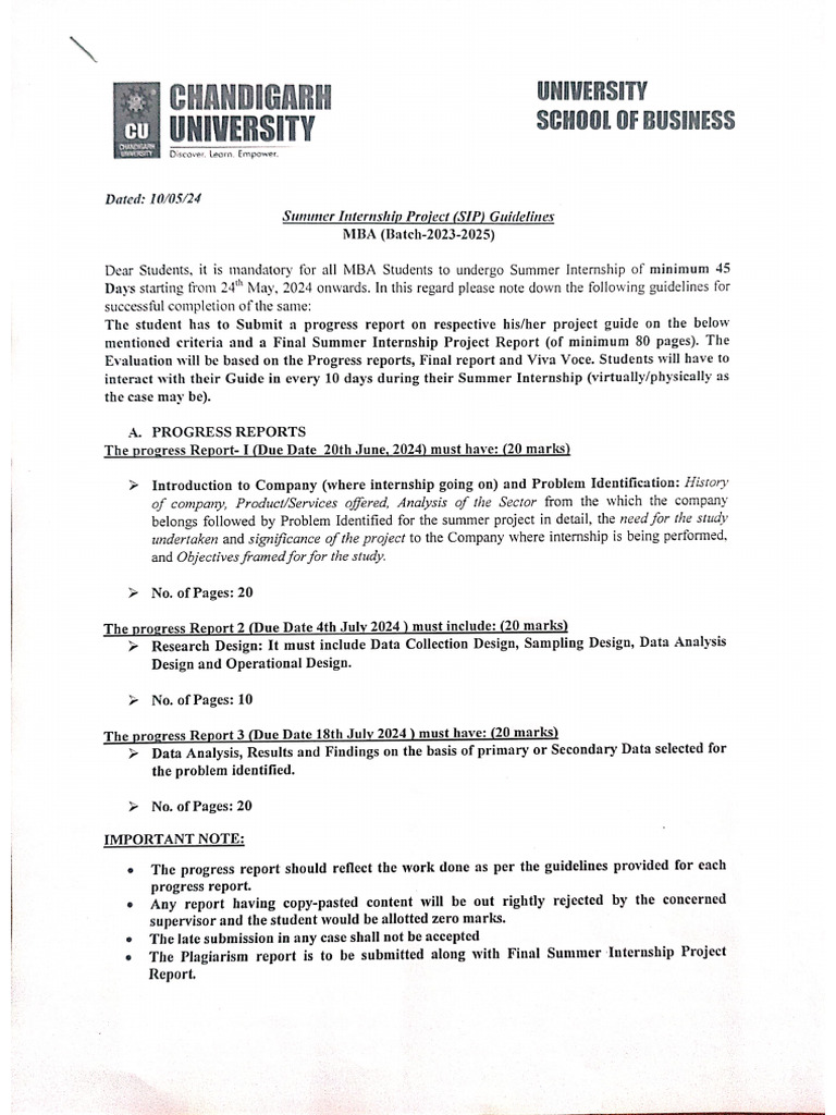 Sip Guidelines 23-25 | PDF