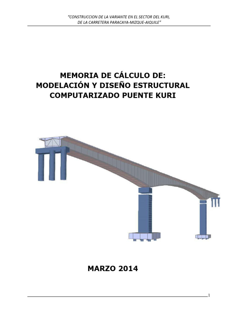 2puente Aiquile | PDF | Eje | Puente