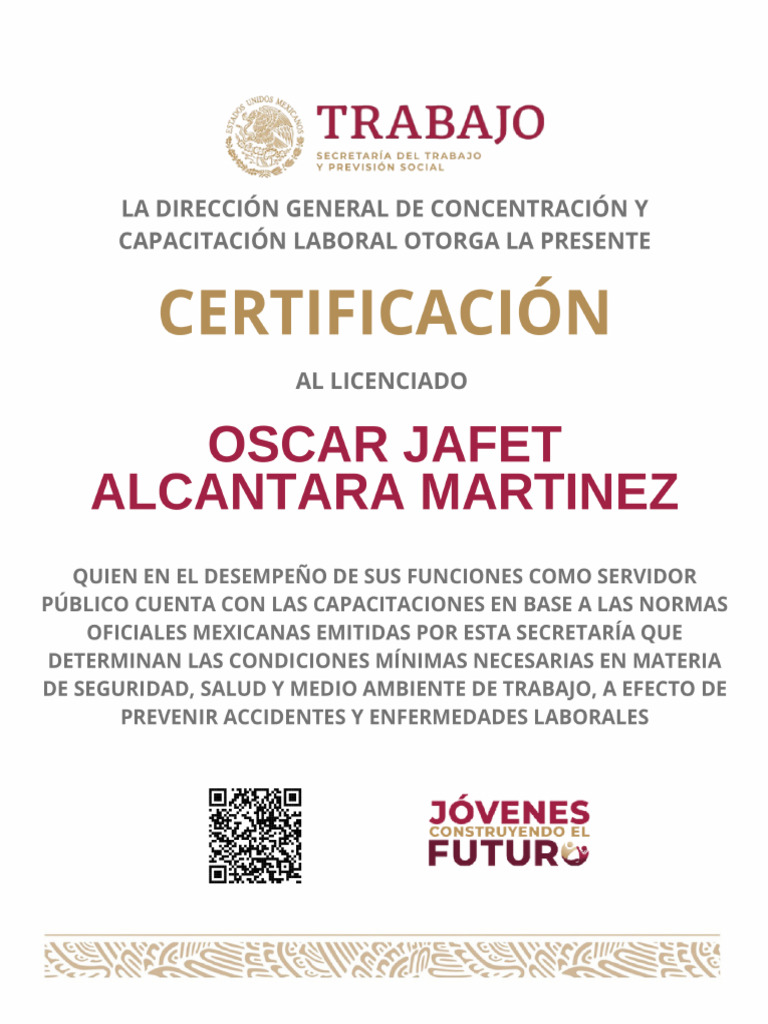 Certificación | PDF