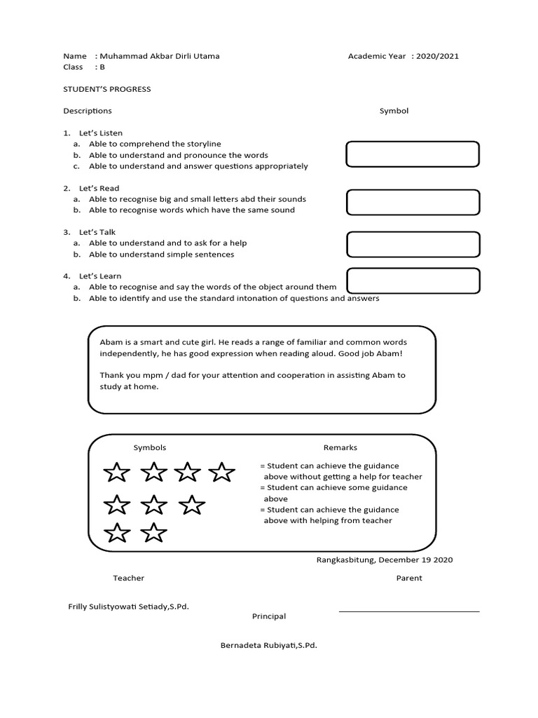 Rapot Mikids BDR | PDF | Human Communication | Linguistics