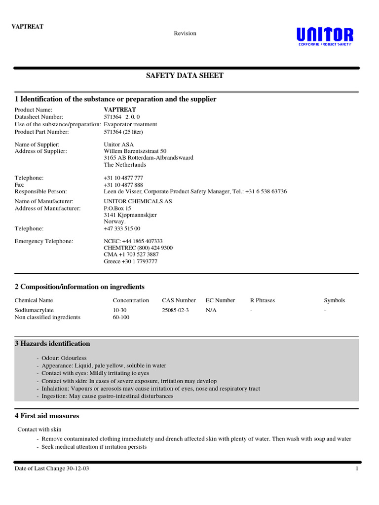 Vaptreat | PDF | Hypothermia | Pollution