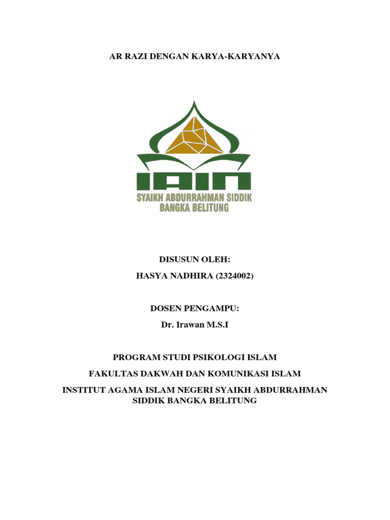 FI Ar Razi | PDF
