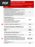 Arancel Notarial Oficial Actualizado A Marzo de 2022 | PDF | Moneda ...