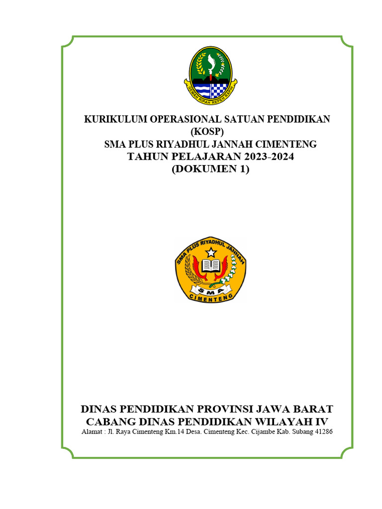 Isi Kosp Smait New - 2023-2024 | PDF