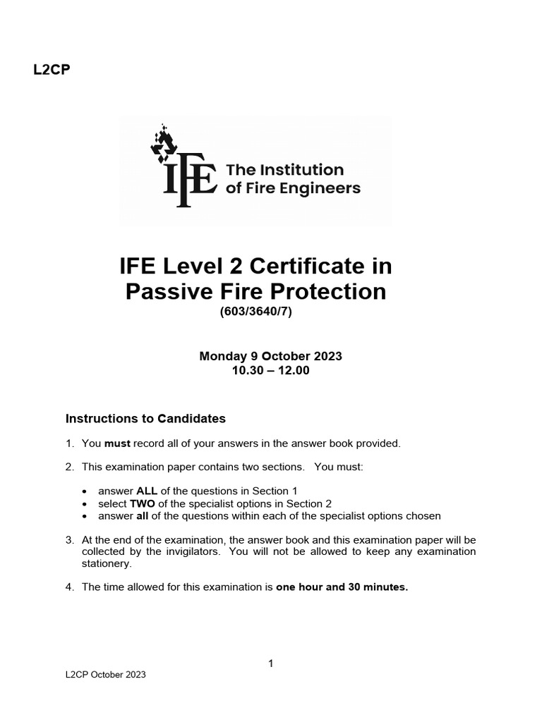 L2CP October2023EP FINAL | PDF | Wall | Door