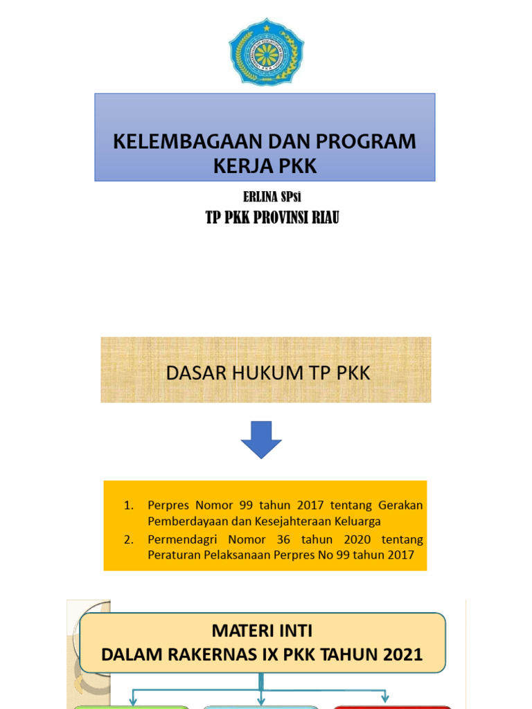 Program Kerja PKK 2021-2024 | PDF | Ilmu Sosial