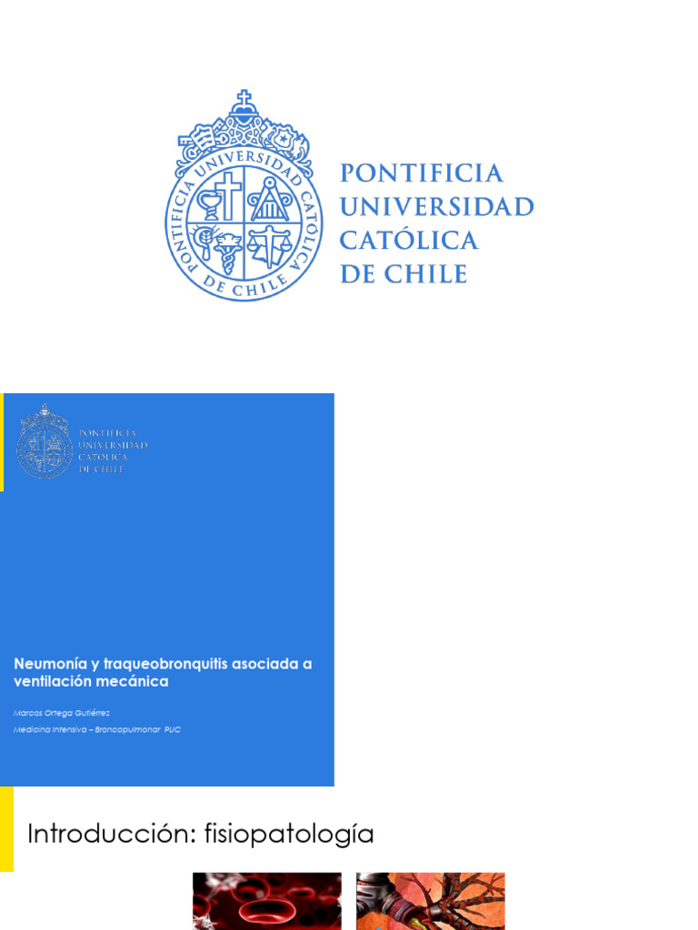 Clase 12. Neumonía y Traqueobronquitis Asociada A Ventilación Mecánica ...