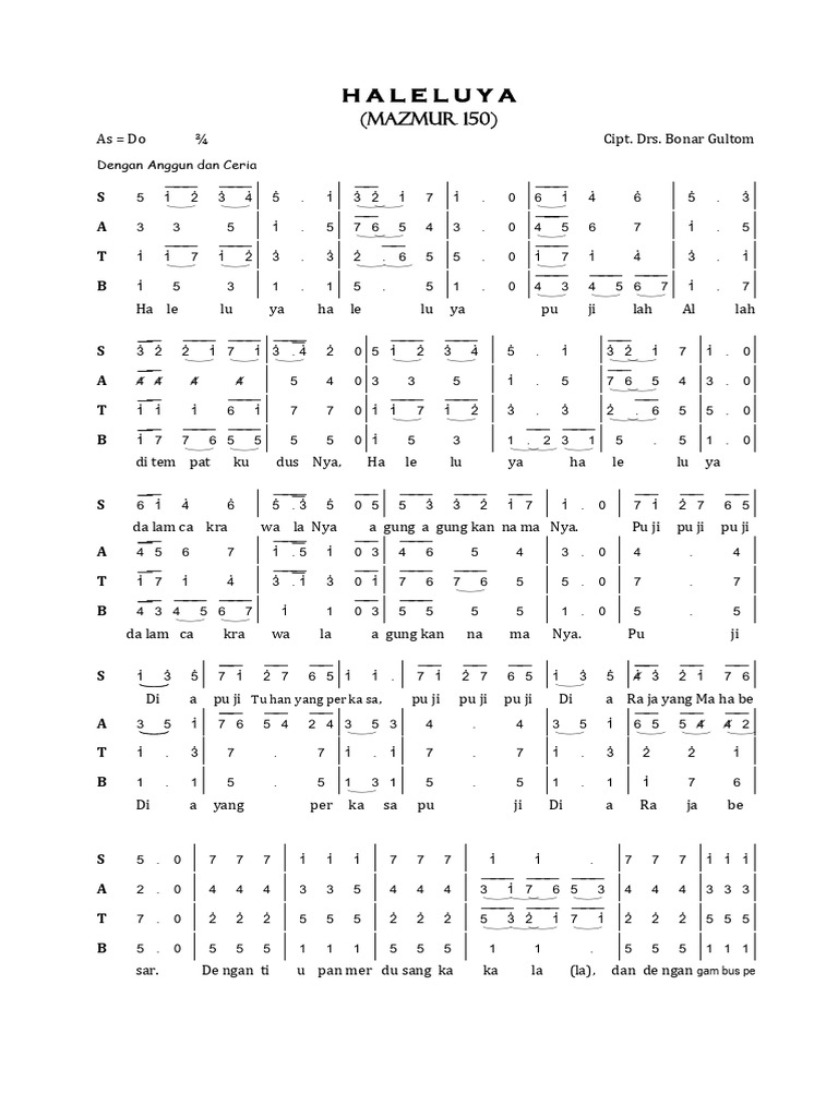 KorGab HALELUYA MZM 150 Bgs | PDF