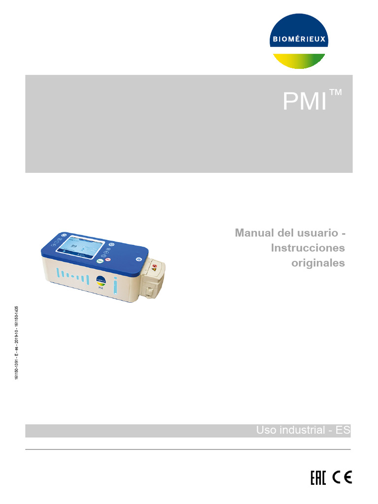 User Manual - 161150-1391 - E - Es - PMI | PDF | Laboratorios | Residuos