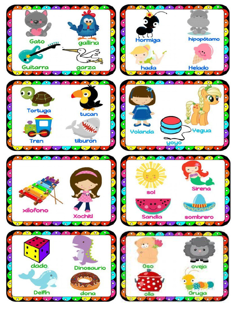 Abecedario Dibujos | PDF