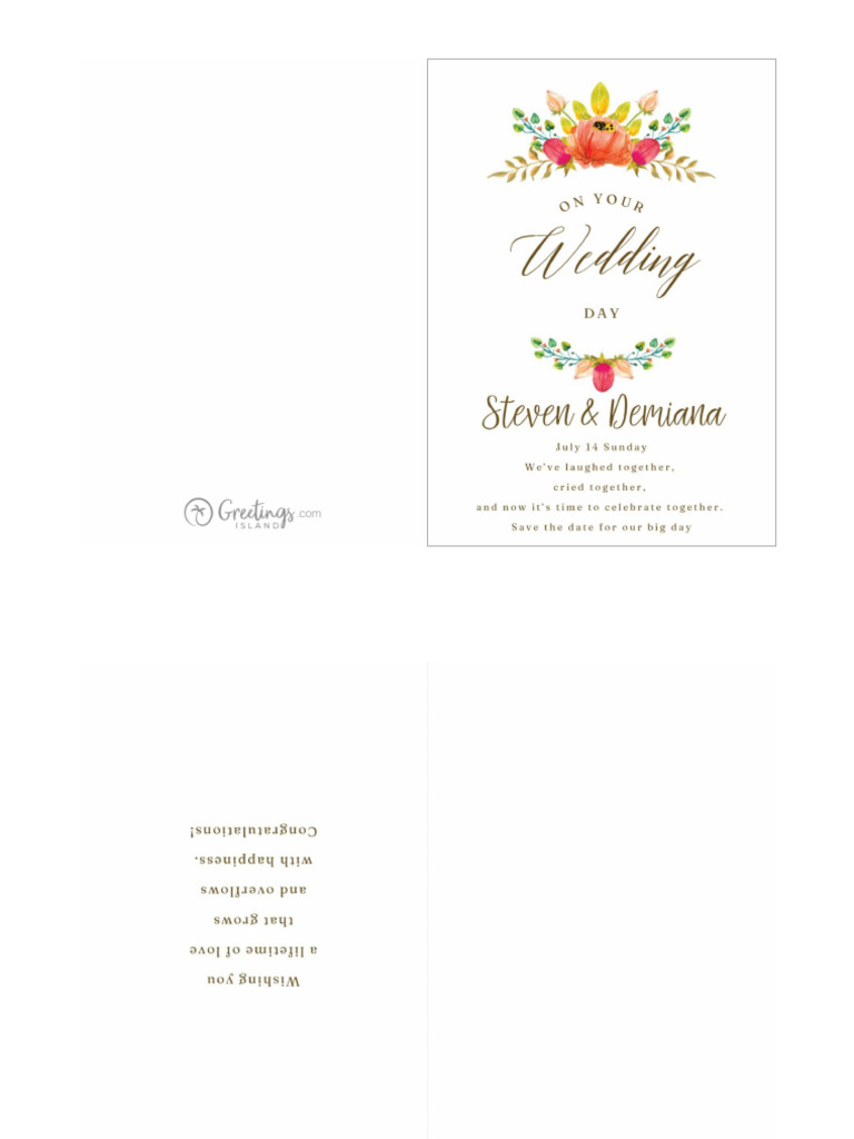 GreetingsIsland Card | PDF