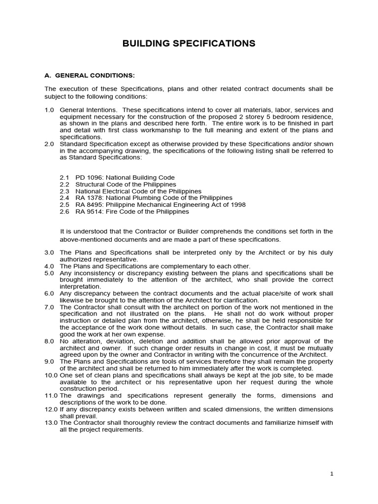 Material Specification | PDF | Concrete | Specification (Technical ...