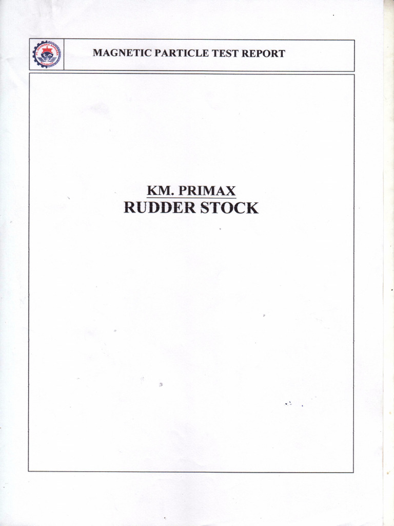 PRIMAX MPI ( RUDDER BLADE ) | PDF