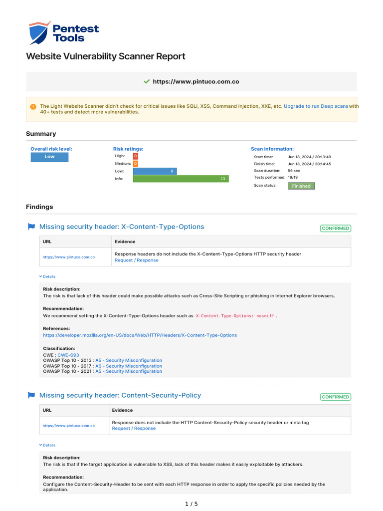 Web Security Report for Admins | PDF | Http Cookie | Word Press