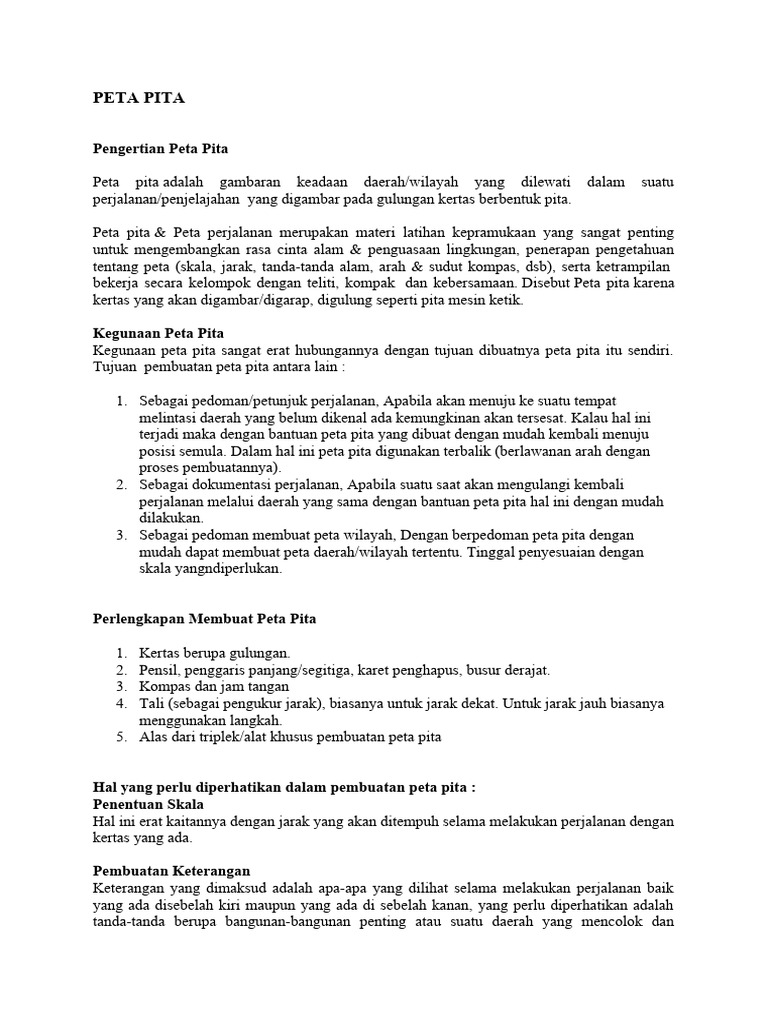 Peta Pita | PDF | Griya & Taman | Sains & Matematika