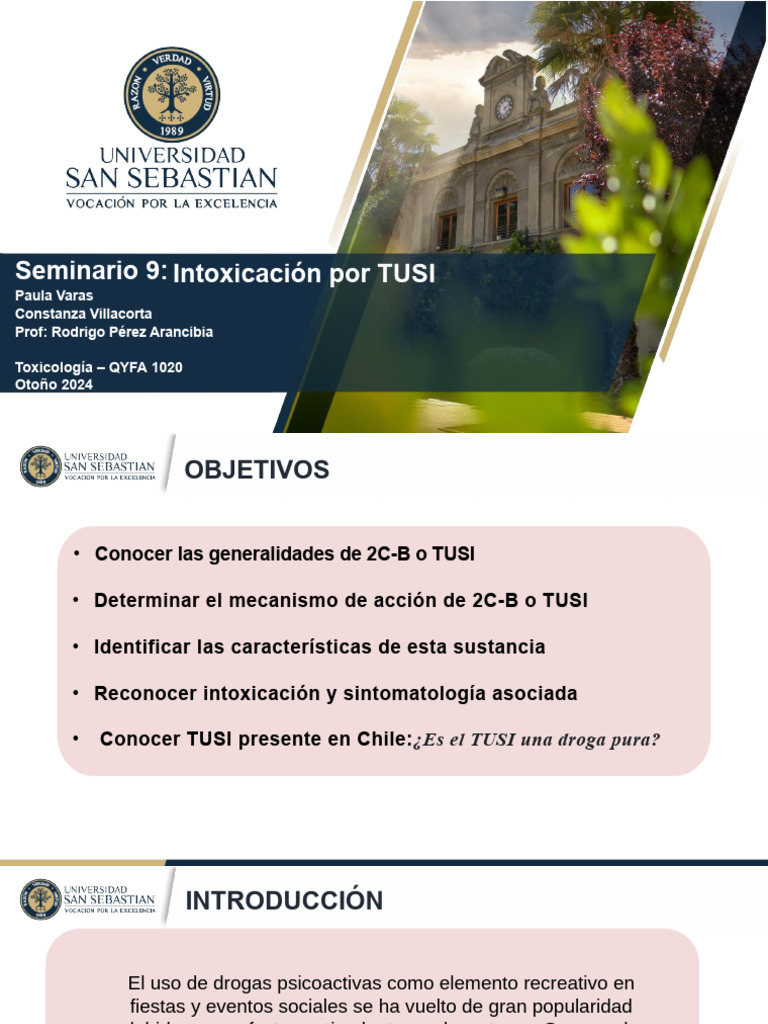 Intoxicación Por TUSI | PDF | Drogas | Medicina CLINICA