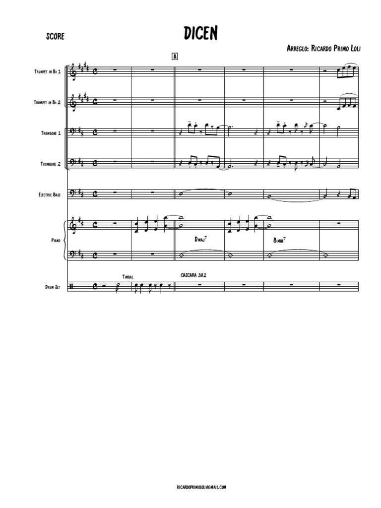 Dicen (Score) | PDF