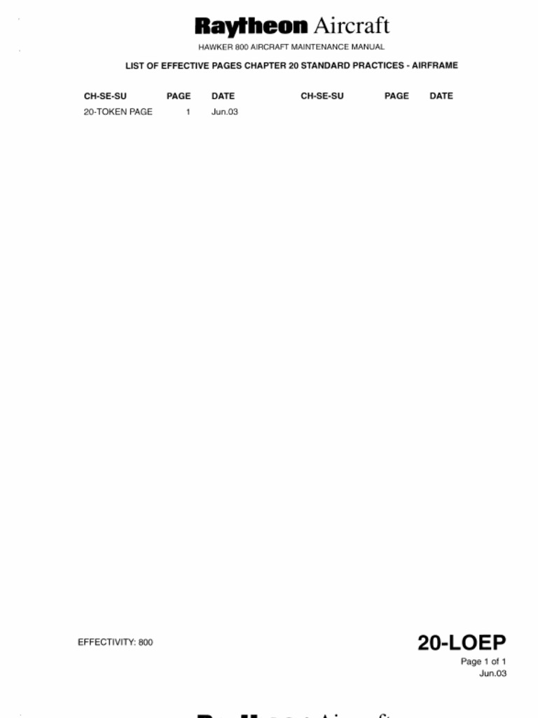 Chapter 20 - STANDARD PRACTICES-AIRFRAME (1) | PDF