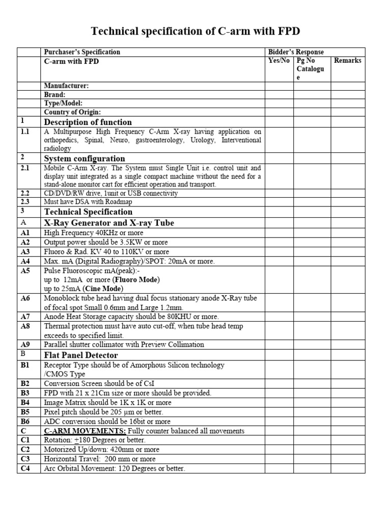 NEW CARM | Download Free PDF | Radiography | X Ray