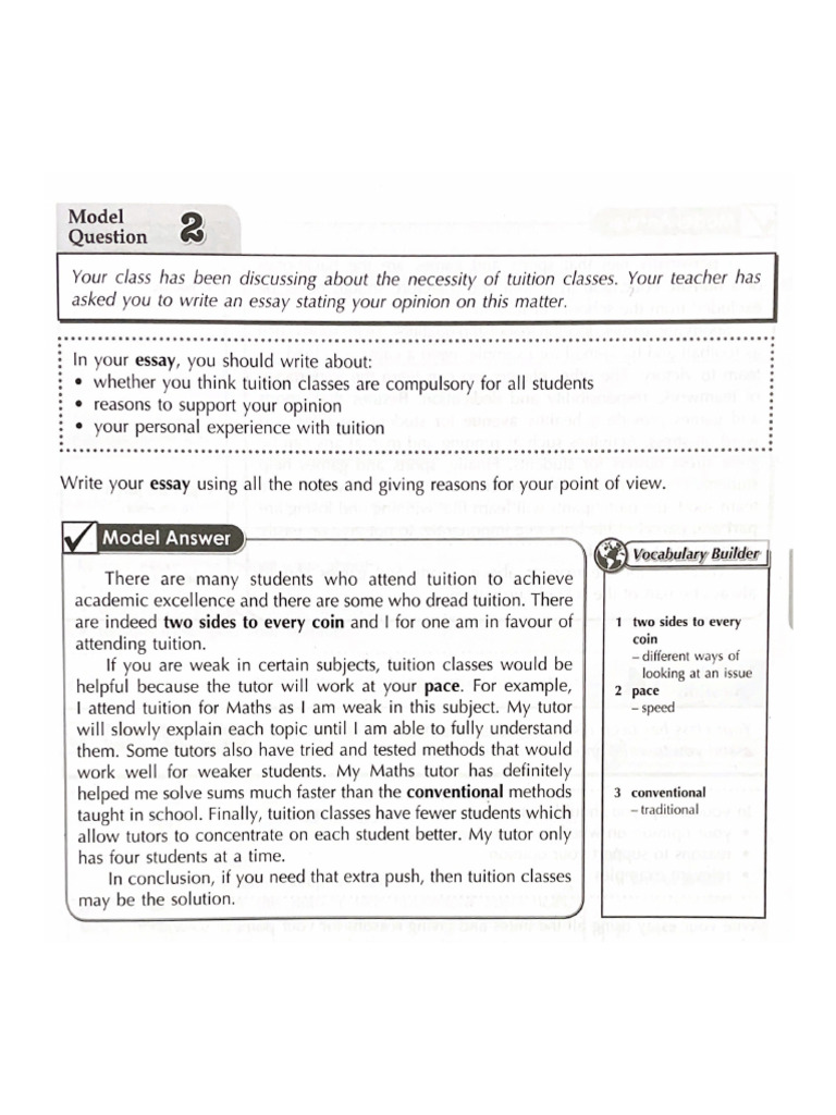 SPM Guided Writing Sample Essay 2 | PDF