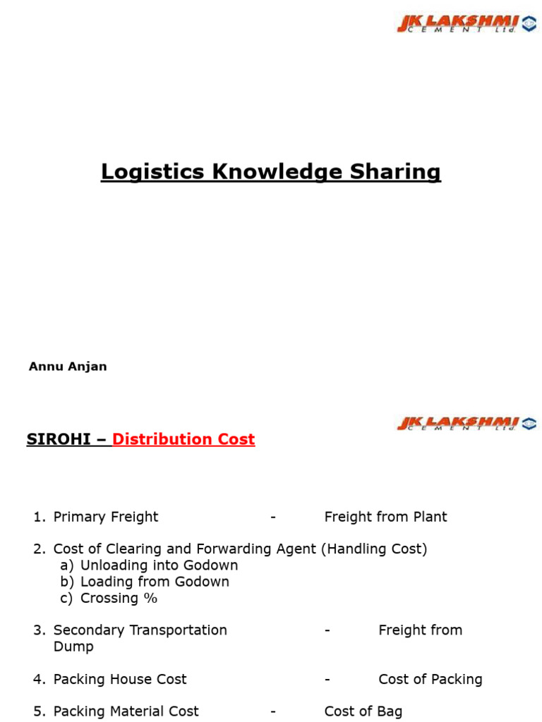 Training File-1 | Download Free PDF | Cargo | Warehouse
