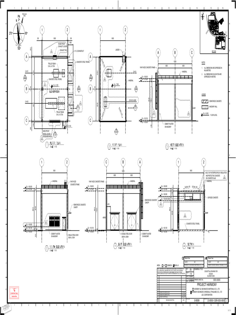 D-0000-133a-003-0001_2_conceptual Drawing for b10sh01 Blower Room | PDF | Structural Engineering ...